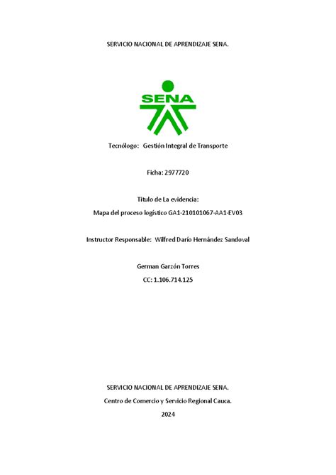 Mapa De Procesos Logístico Analisis Proyecto 2 Matematica Servicio