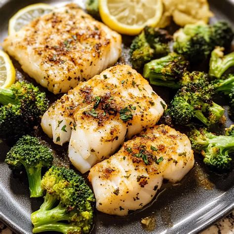 Quick Baked Cod And Broccoli Flavoritely