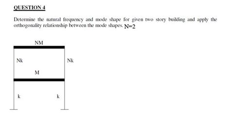 Solved Civil Engineeringquestion 4determine The Natural