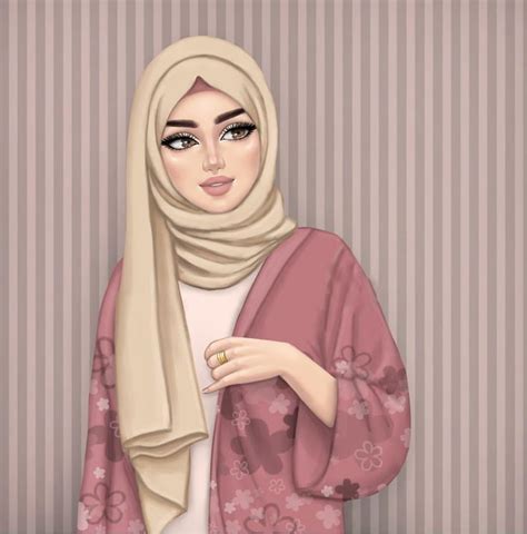 Pin By Whiterosebehind On Drawing Girly M Hijab Drawing Islamic Girl