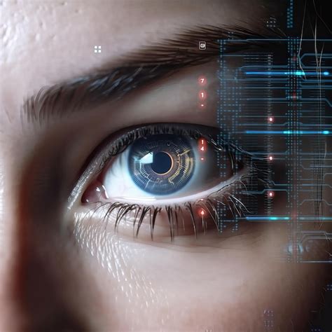 Premium Photo Iris Recognition Analysis Software Generative Ai
