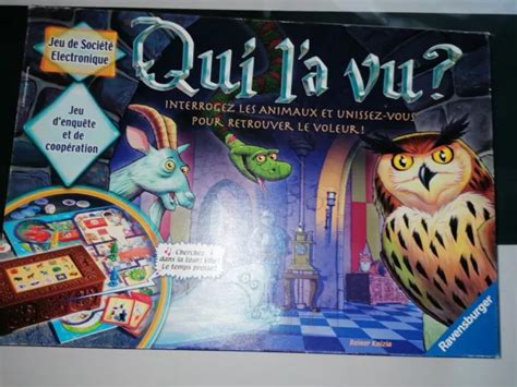 QUI L A VU Jeu de Société Électronique 6 ans RAVENSBURGER EUR 21 00 PicClick FR