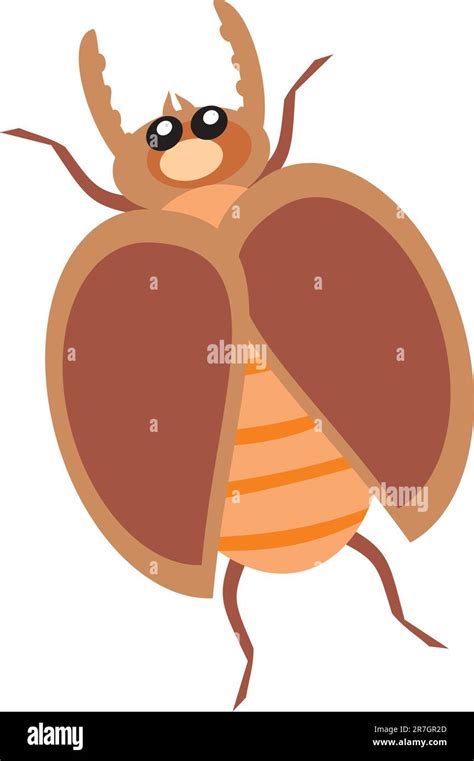 The Big Bug Flight Of A Bug The Big Insect Stock Vector Image And Art