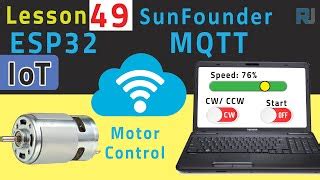 Control DC Motor Over The Internet With ESP Tutorial SynthMind