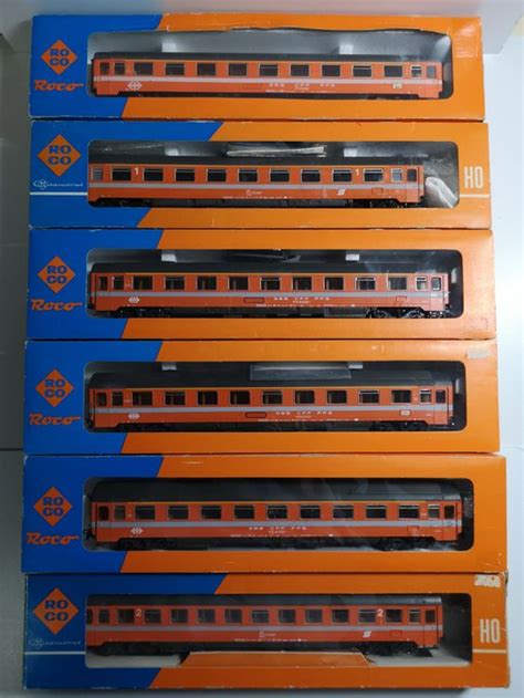 Roco H0 DC 6 Eurofima Schnellzugwagen 1 Und 2 Klasse Kaufen Auf