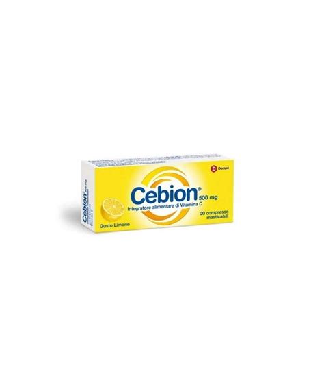 Cebion Masticabile Limone Vitamina C 20 Compresse
