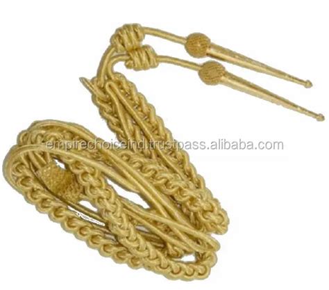 Military Uniform Shoulder Cord White Aiguillette Shoulder Braided