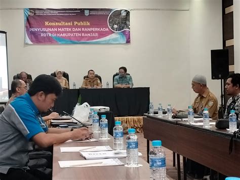 Dinas PUPRP Banjar Gelar Konsultasi Publik RDTR Kecamatan Mataraman Dan Simpang Empat