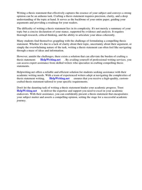 Thesis Statement Subject And Opinion Pdf Essays Thesis