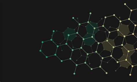 Premium Vector Abstract Gradient Connection Hexagon Background