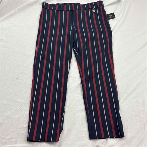 Rafaella Pants And Jumpsuits Rafaella Womens Capri Pants Navy Blue