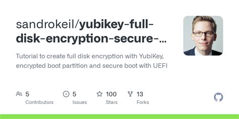 Github Sandrokeil Yubikey Full Disk Encryption Secure Boot Uefi Tutorial To Create Full Disk