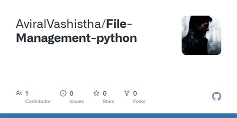 Github Aviralvashisthafile Management Python