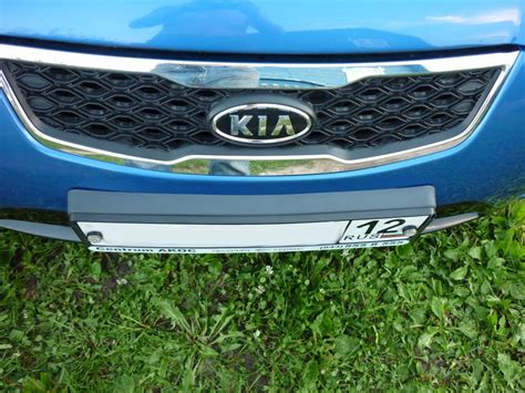 Подиум номерного знака — Kia Rio 2g 1 4 л 2010 года тюнинг Drive2