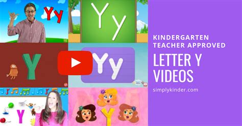 Teacher Approved Videos Letter Y Simply Kinder