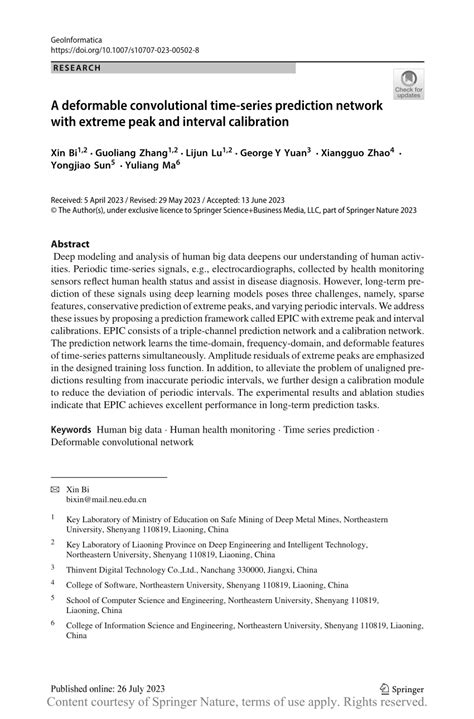 A Deformable Convolutional Time Series Prediction Network With Extreme