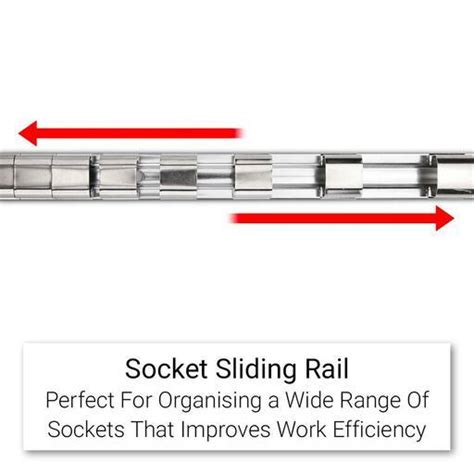 Daytona Dsis9 9pce 1 2 M5 M16 Spline Impact Socket Set On Rail