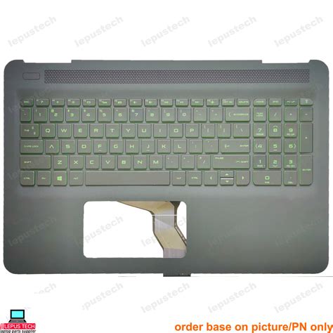 Hp Omen Ax Bc Dp Tpn Q Backlit Us Keyboard Palmrest Green Lepus Tech Genuine