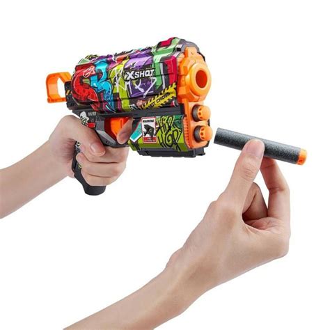Набор для стрельбы X-SHOT Скинс флакс Граффити 36516B - купить с ...