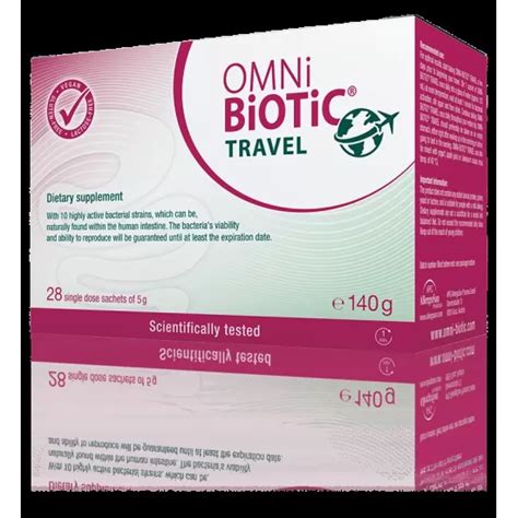 Omni Biotic Travel Probiotic For Travel And Gut Support 28 Sachets