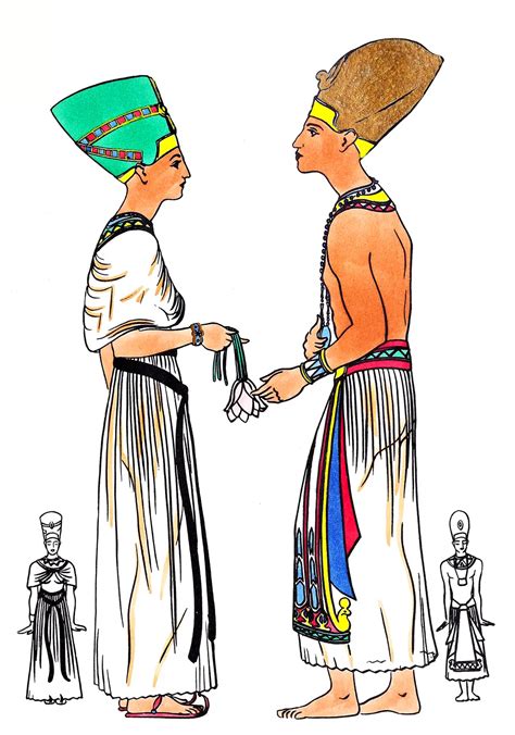 Ancient Egyptian Priest Clothing Fashion Stock Illustration Download