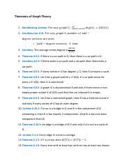 Theorems Of Graph Theory And Planar Graphs Matchings And Color Course Hero
