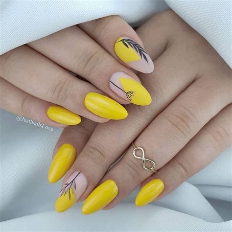 Beautiful Long Yellow Nails Ideas For July 2020 Sohotamess Yellow