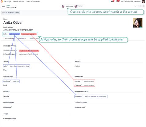odoo security user roles