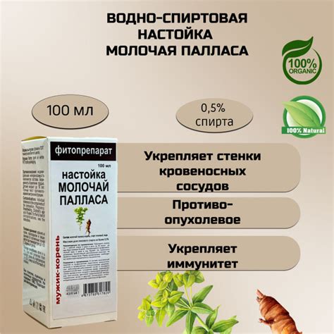 Silver Hiller настойка Молочай палласа (корень), природный ...