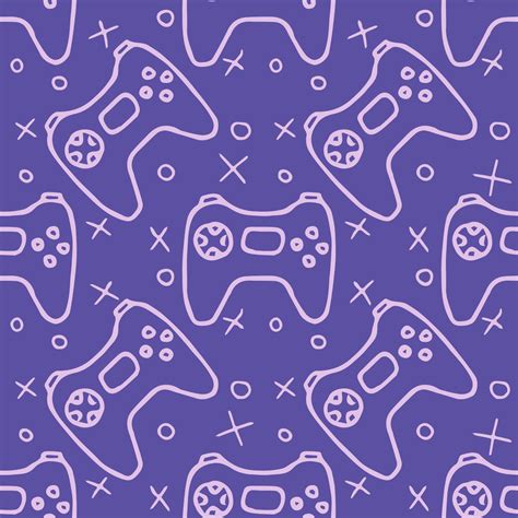 Pattern With Gamepad Icons Seamless Gaming Pattern 9739140 Vector Art At Vecteezy