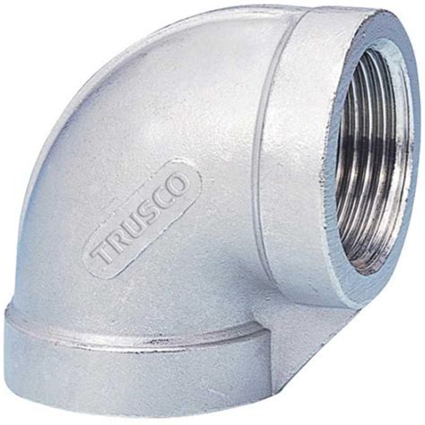 トラスコ中山 Trusco ねじ込み管継手 Sus 90°エルボ 15a Tll 15a 4989999482409 コジマyahoo