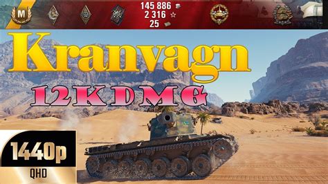 Kranvagn 12K DMG Best Turret In World Of Tanks YouTube