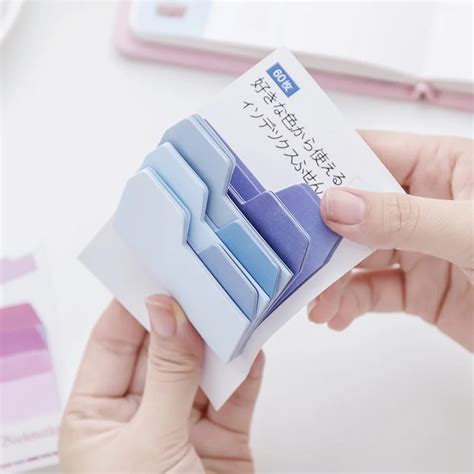 Индекс вкладки флаг канцелярские принадлежности Макарон цвет блокнот Липкие заметки креативный