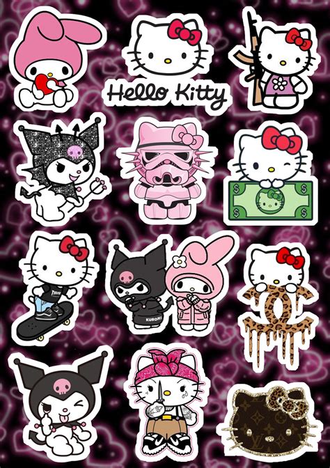 Стикерпак Хэллоу Китти фото отзывы характеристики в интернет магазине Rozetka от продавца