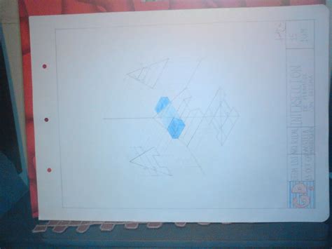 Geometria LDI intersección de pirámide con prisma