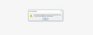 Cara Mengatasi Word Cannot Complete The Save Due To A File Permission