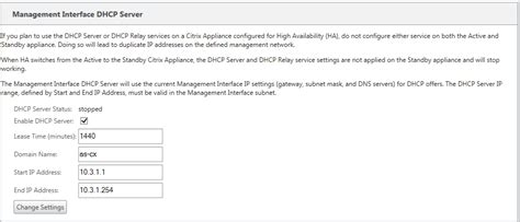Configuring Dhcp Server And Dhcp Relay Citrix Sd Wan 114