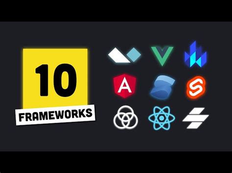types of framework in javascript code