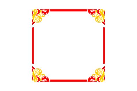 Red Border Pngs For Free Download