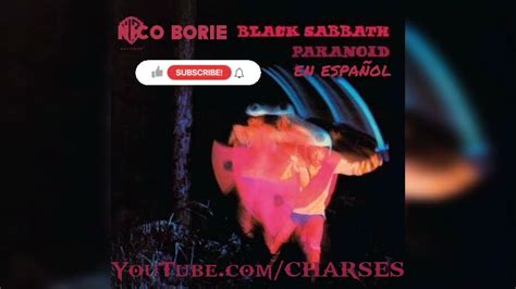 Paranoid En Español Por Nico Borie Black Sabbath Youtube