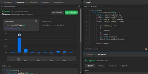 Santhosh P On Linkedin Day55 Leetcode String Consistency