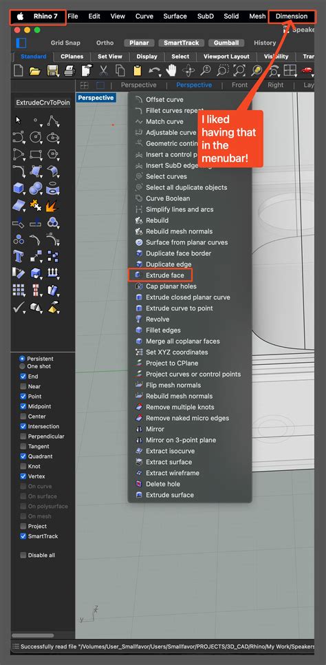 Selection Issue Rhino Mcneel Forum