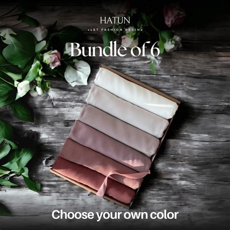 Georgette Hijab Bundle Of 6 Hatun
