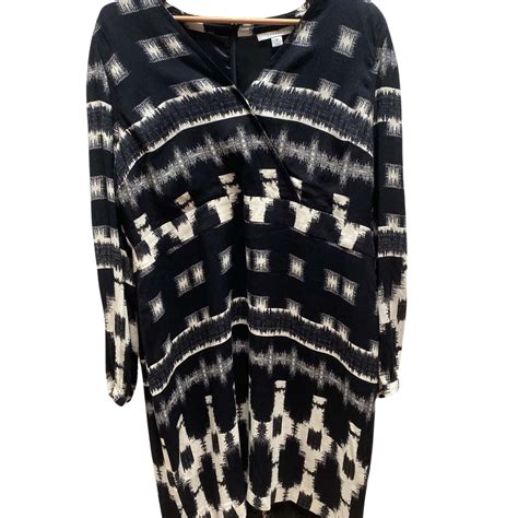 Trenery Womens Black White Dress