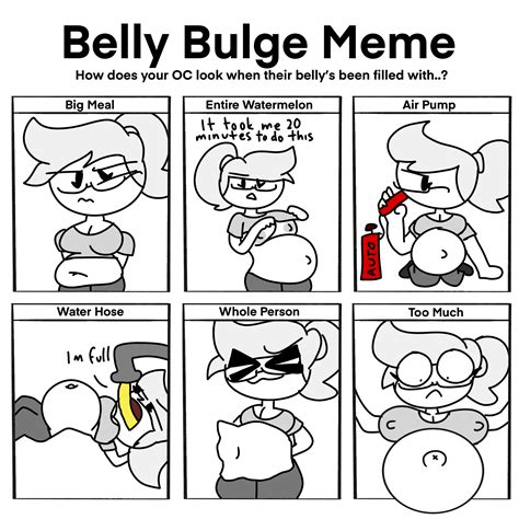 Belly Bulge Meme My Girl Oc By Randomnamesxd On Deviantart