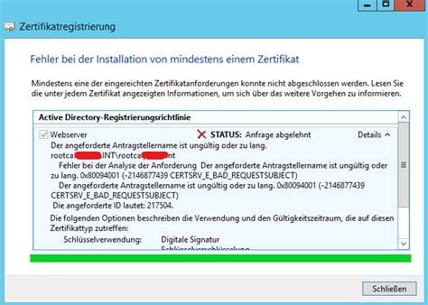 Zertifikat Abgelaufen Systemadministratoren Und Netzwerktechniker
