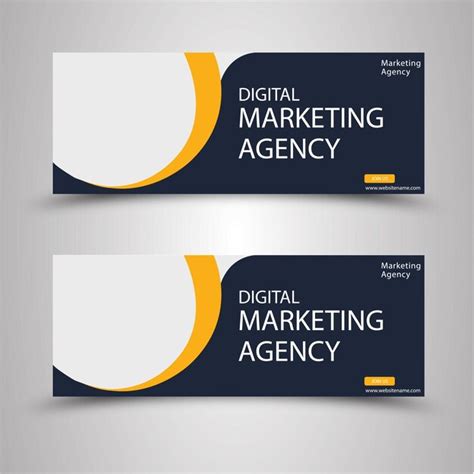 비즈니스 레터 헤드 템플릿 기업 배너 디자인 프리미엄 벡터