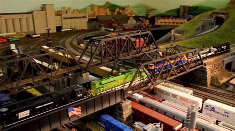 Norfolk Southern Ho Scale Sd70ace Heritage Units Youtube