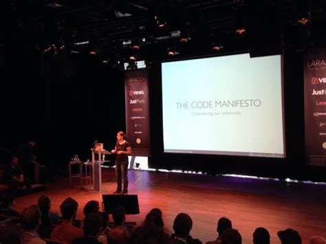 Live Pic From Laracon Eu Kayla Daniels Speaking About The Code