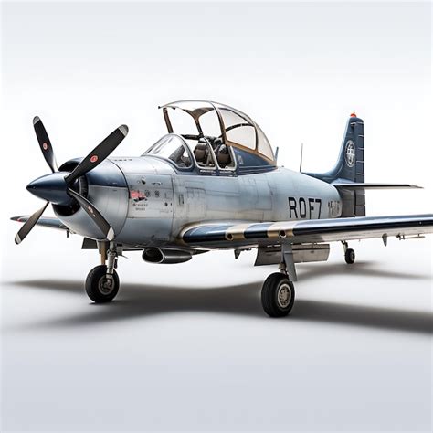 Premium Ai Image Isolated Of T 6 Texan Ii 1998 Primary Trainer